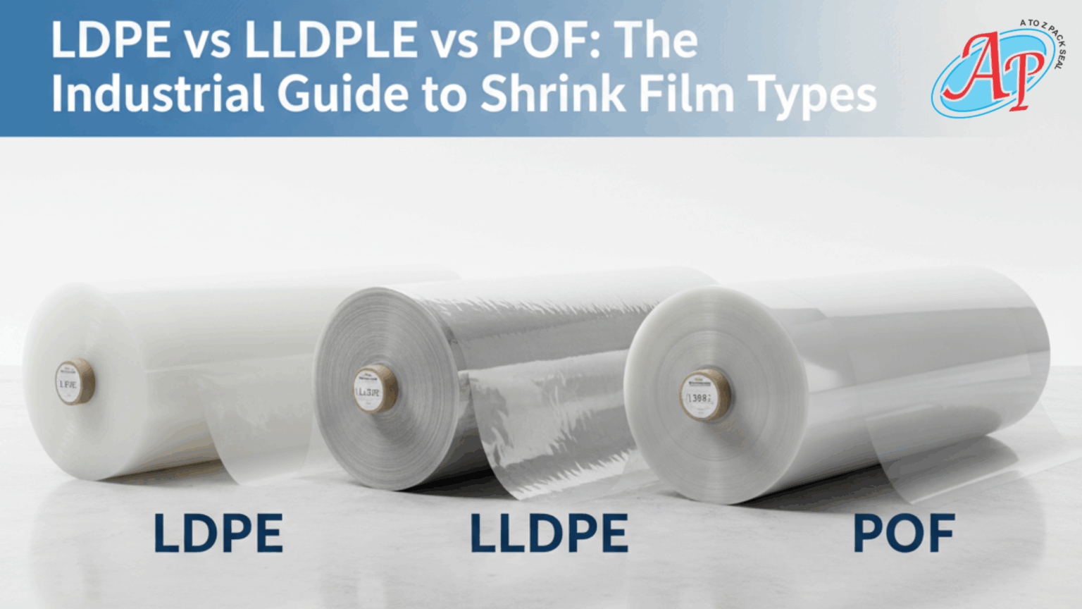 LDPE vs LLDPE vs POF shrink film | Industrial Guide 2025 by AmarPack